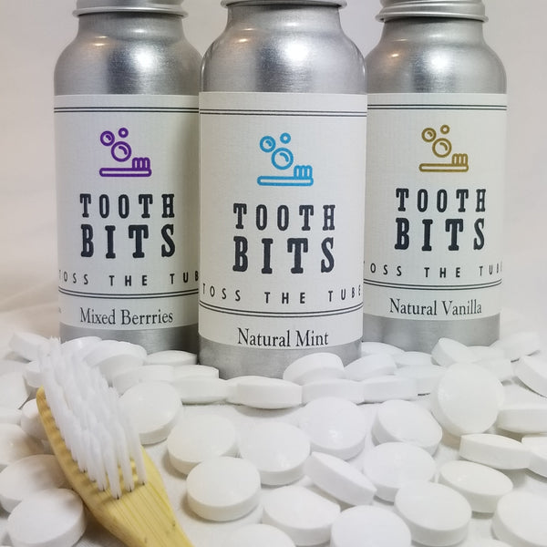 TOOTH BITS® - Natural Mint toothbrushing tablets – AbAn Alphaceuticals